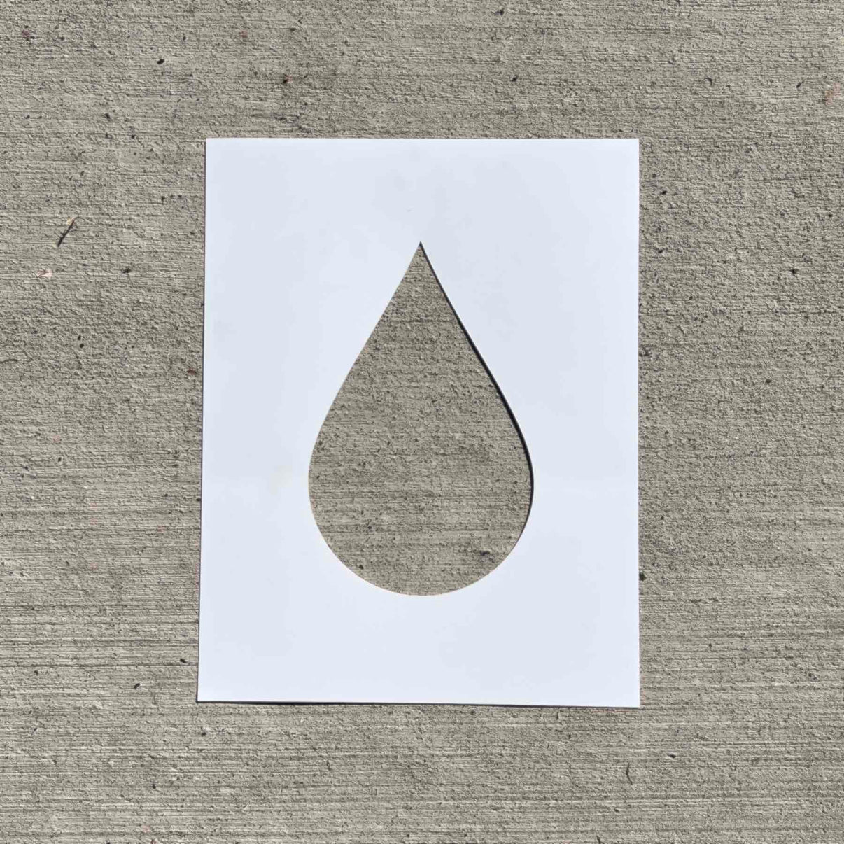 Single Raindrop PopOut Stencil – Rainworks