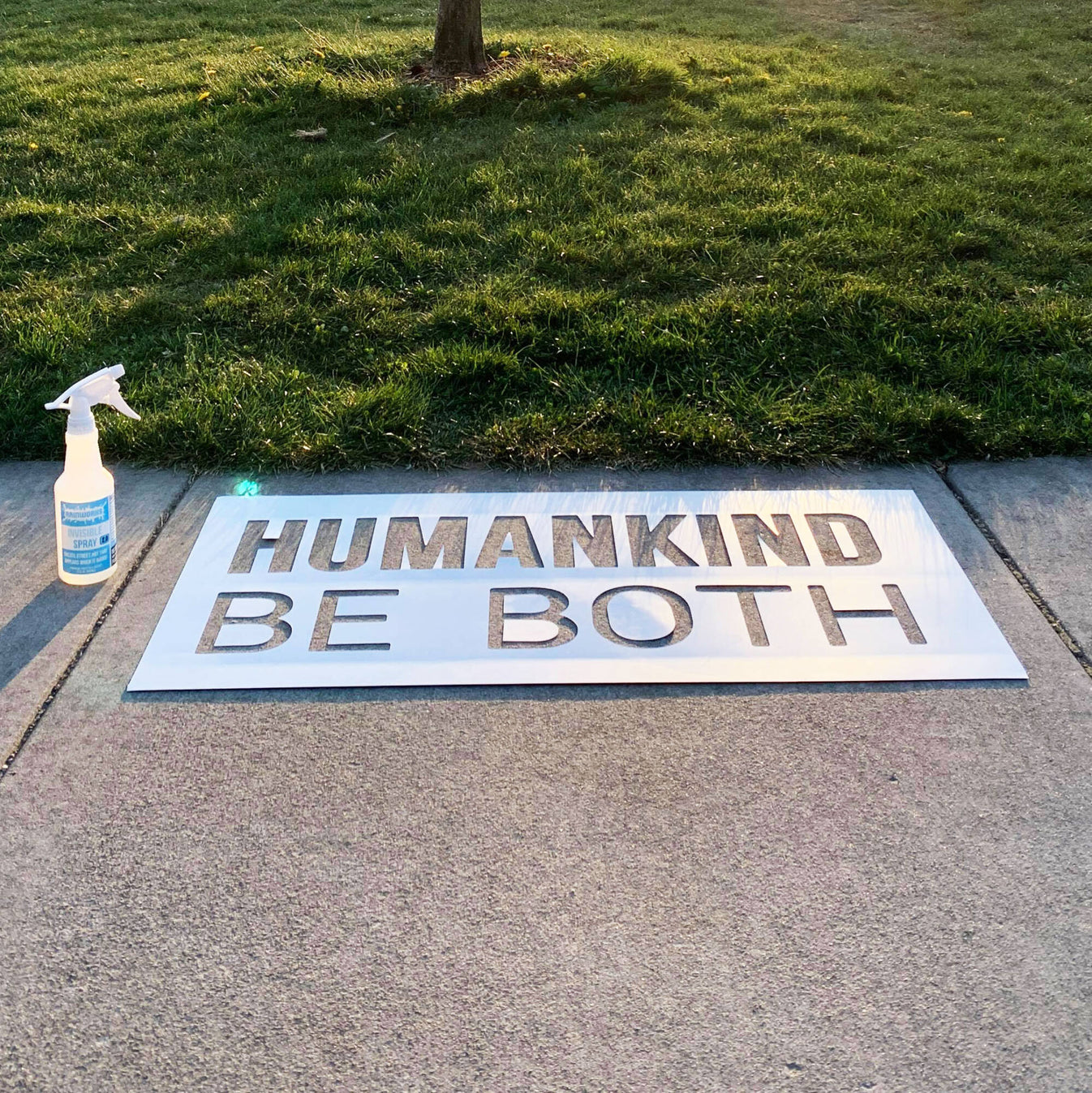 Humankind: Be Both PopOut Stencil – Rainworks